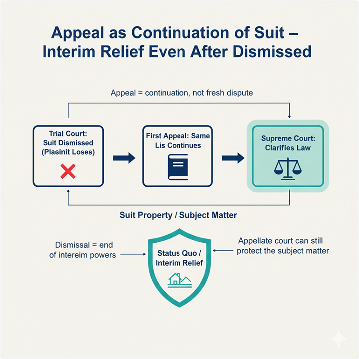 Dismissal of Suit No Bar to Interim Relief in Appeal, Rules Supreme ...